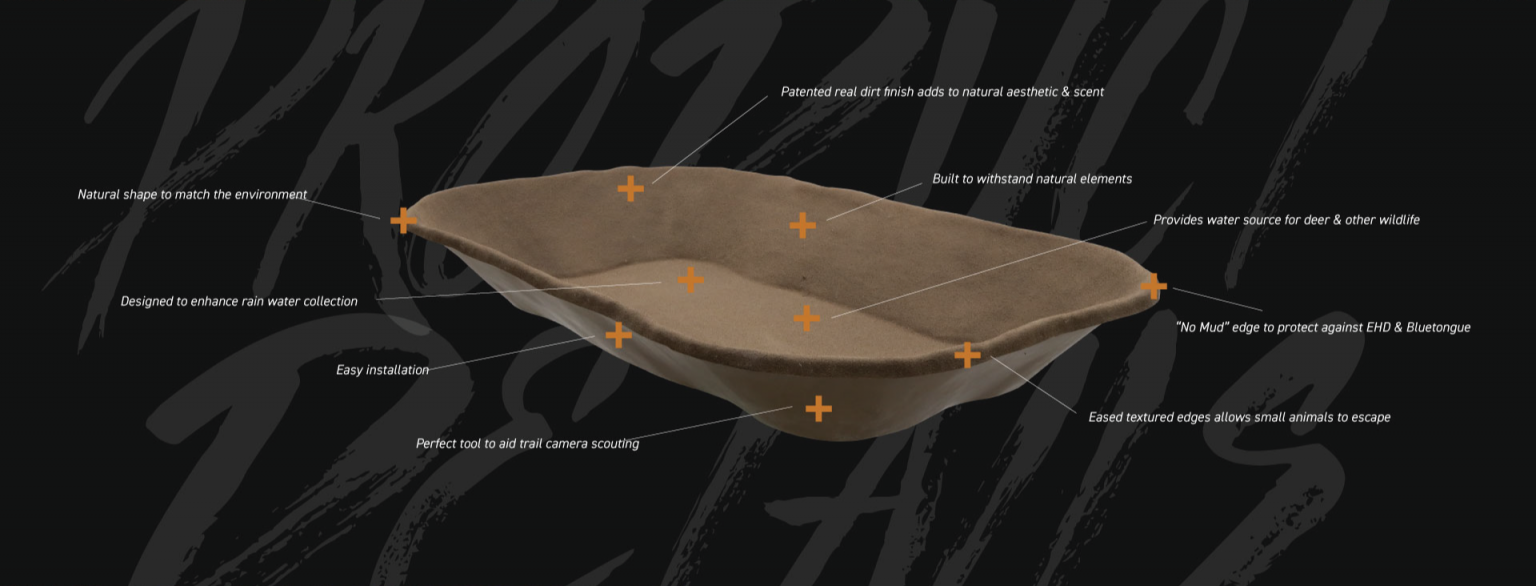 Large Pond - Earth Blinds - High Quality Hunting Blinds, Deer Ponds and ...