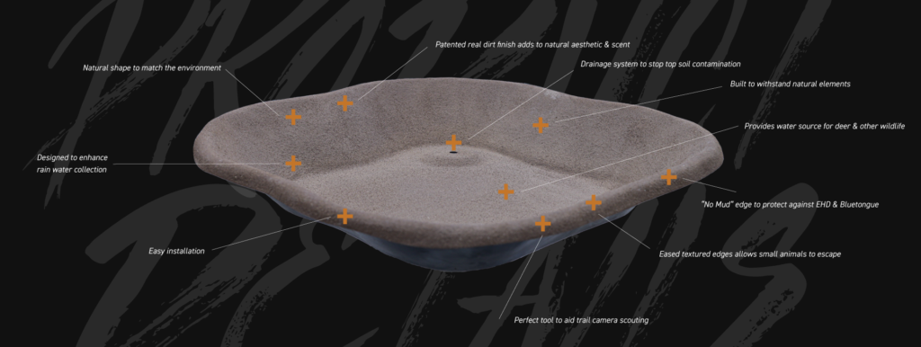 Mineral Pond - Earth Blinds - High Quality Hunting Blinds, Deer Ponds ...