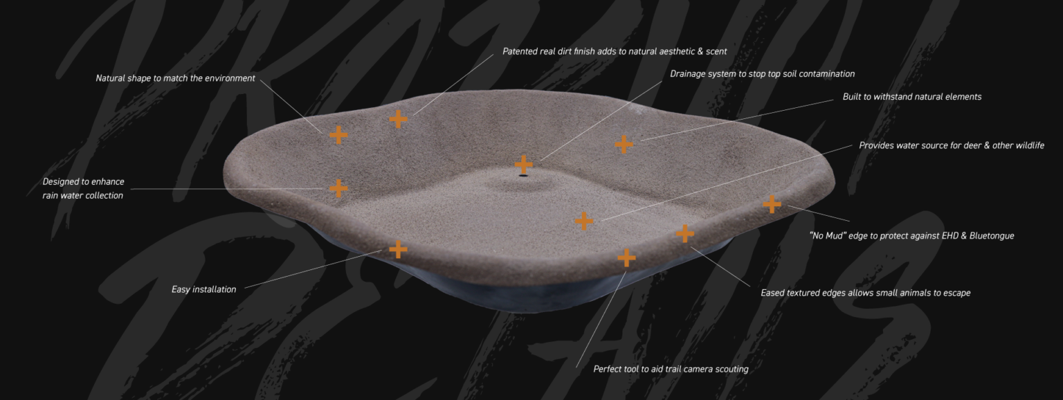 Mineral Pond - Earth Blinds - High Quality Hunting Blinds, Deer Ponds ...